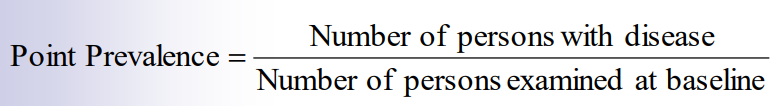 Prevalence Formula